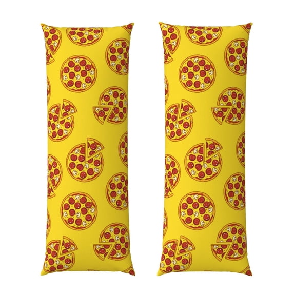 Body Pillow Cover, Cute Pizza Sausage Tomato Printing Cooling Body ...