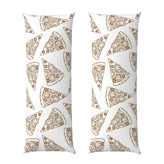 Body Pillow Cover, Cute Vegetable Pizza Printing Cooling Body Pillow ...