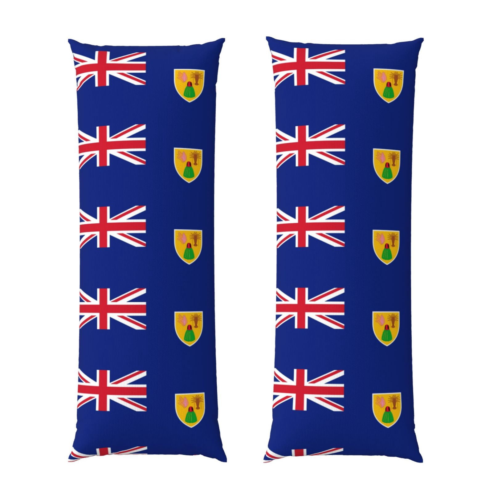 Body Pillow Cover Flag Of The Turks And Caicos Island Long Pillow Case ...