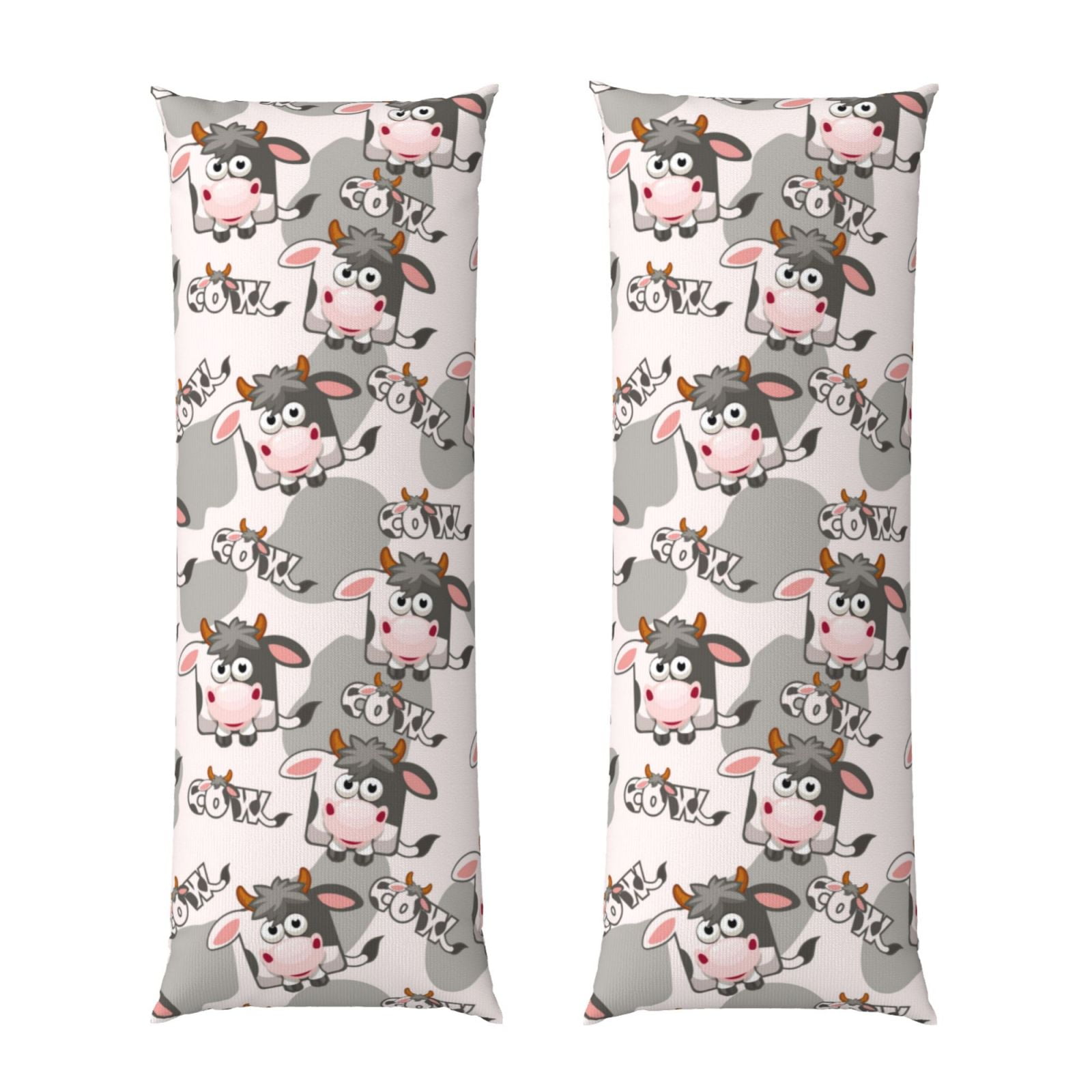 Body Pillow Cover Funny Cute Cartoon Milk Cow_A Body Pillow Cases With ...