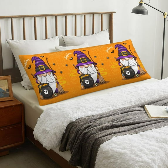 Body Pillow Cover - Halloween Happy Old Man B Soft Body Pillow ...