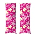 Body Pillow Cover, Hawaiian Style Pink Flower Printing Cooling Body ...