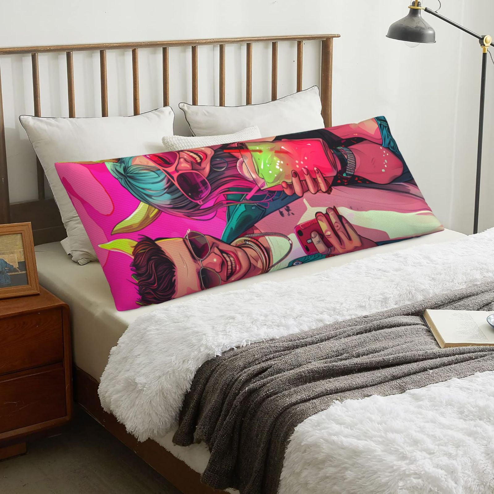 Body Pillow Cover - Hip Hop People No.114 Soft Body Pillow Cover with ...