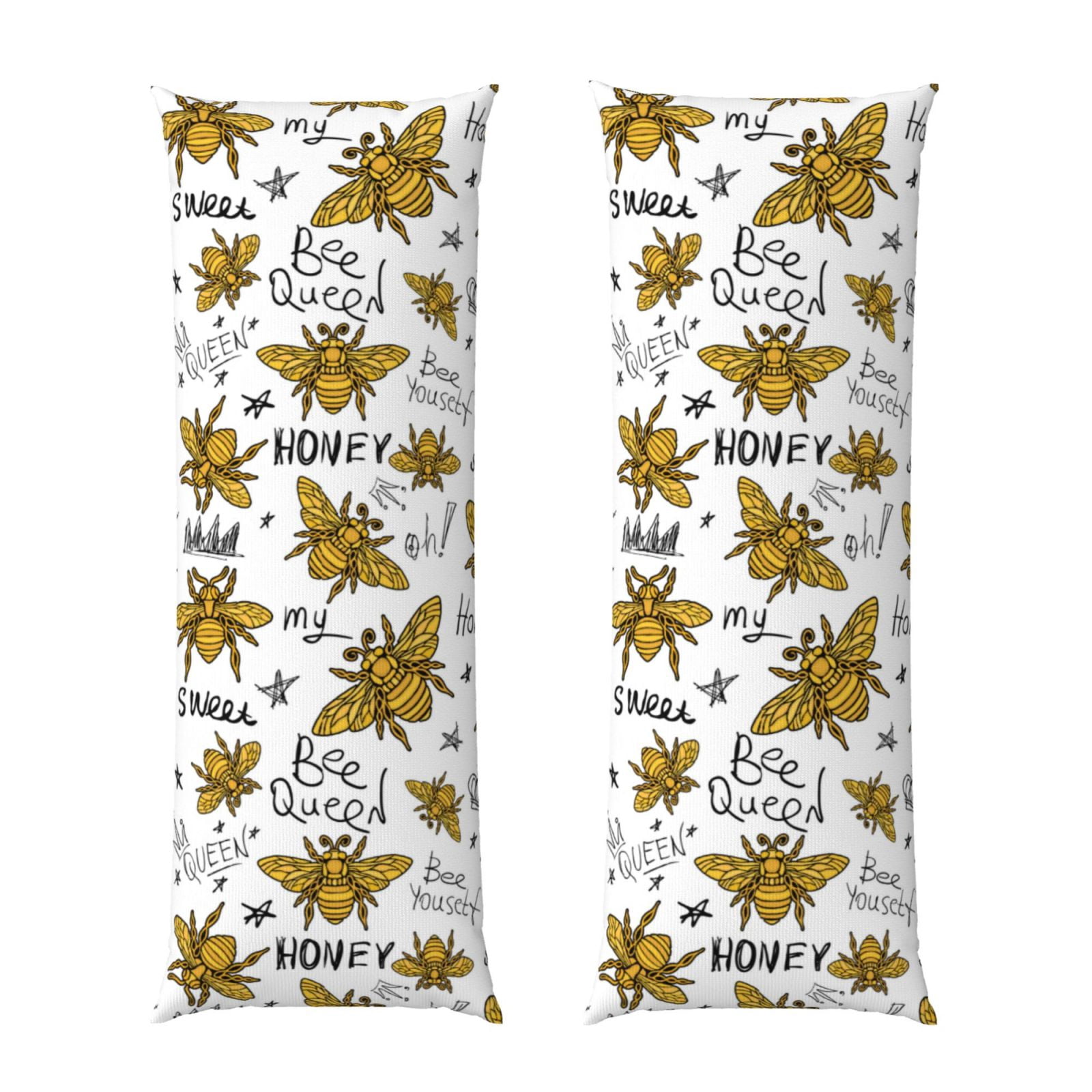 Body Pillow Cover Hohey Bee Golden2 Body Pillow Cases With Zipper Soft ...