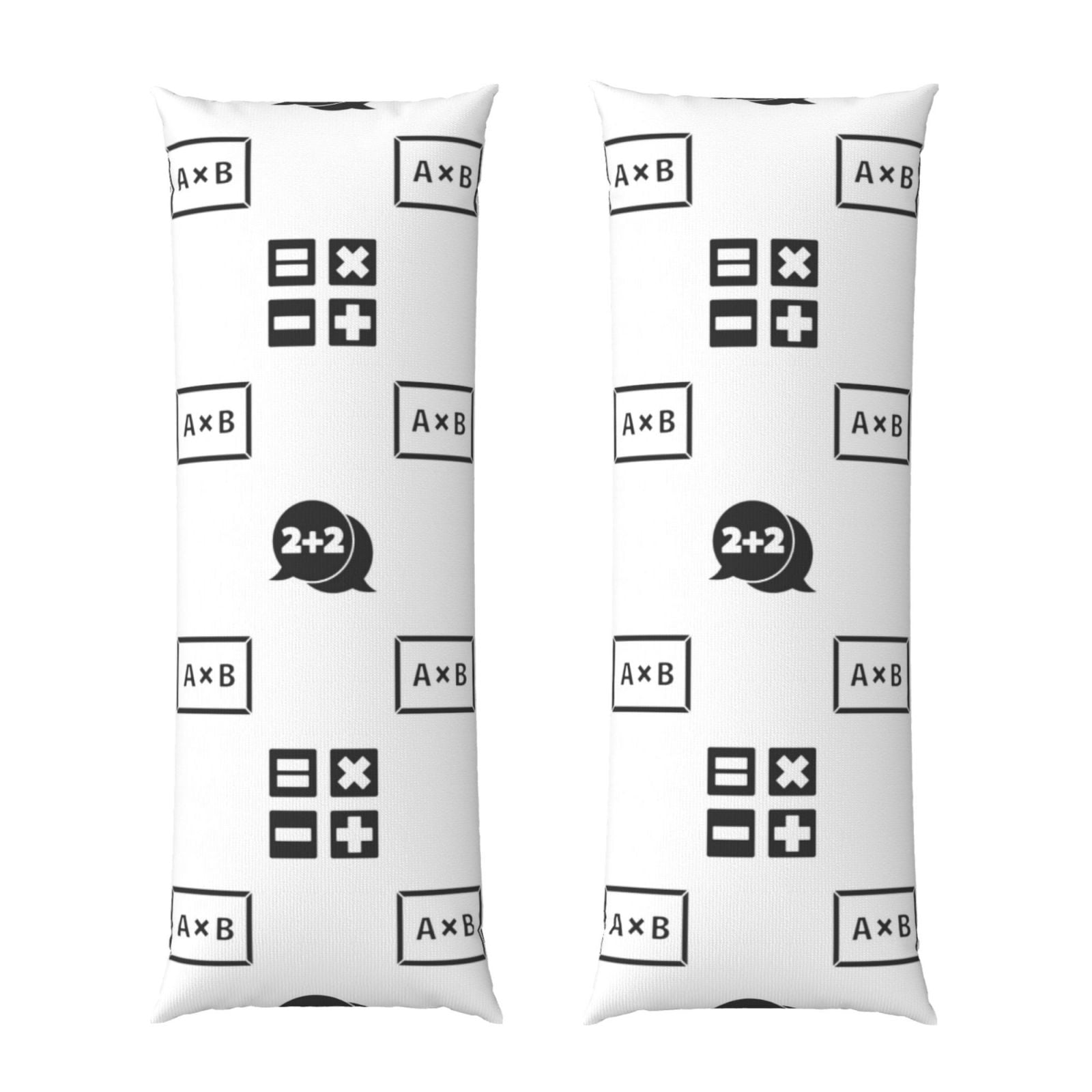 Body Pillow Cover, Math Algorithm Print Body Pillow Pillowcase With ...
