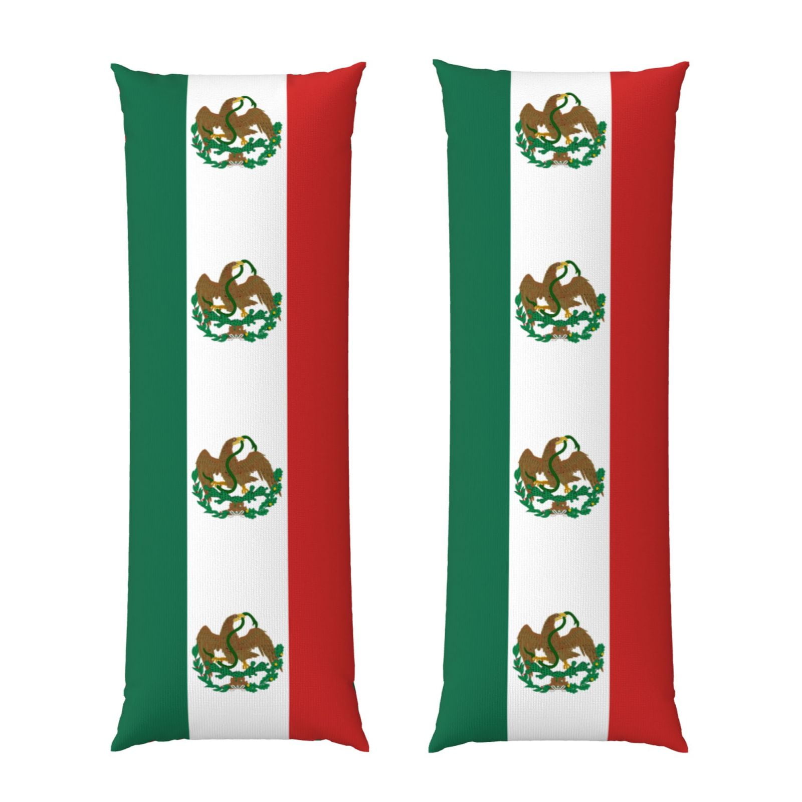 Body Pillow Cover Mexican Flag Long Pillow Case With Zipper Decorative ...