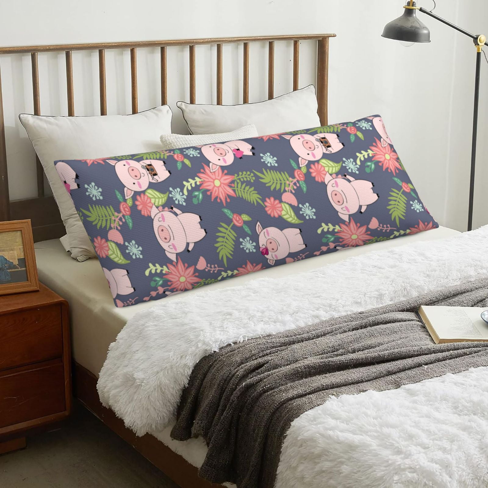 Body Pillow Cover - Pigs 1 Printing Cooling Body Pillow Pillowcase ...