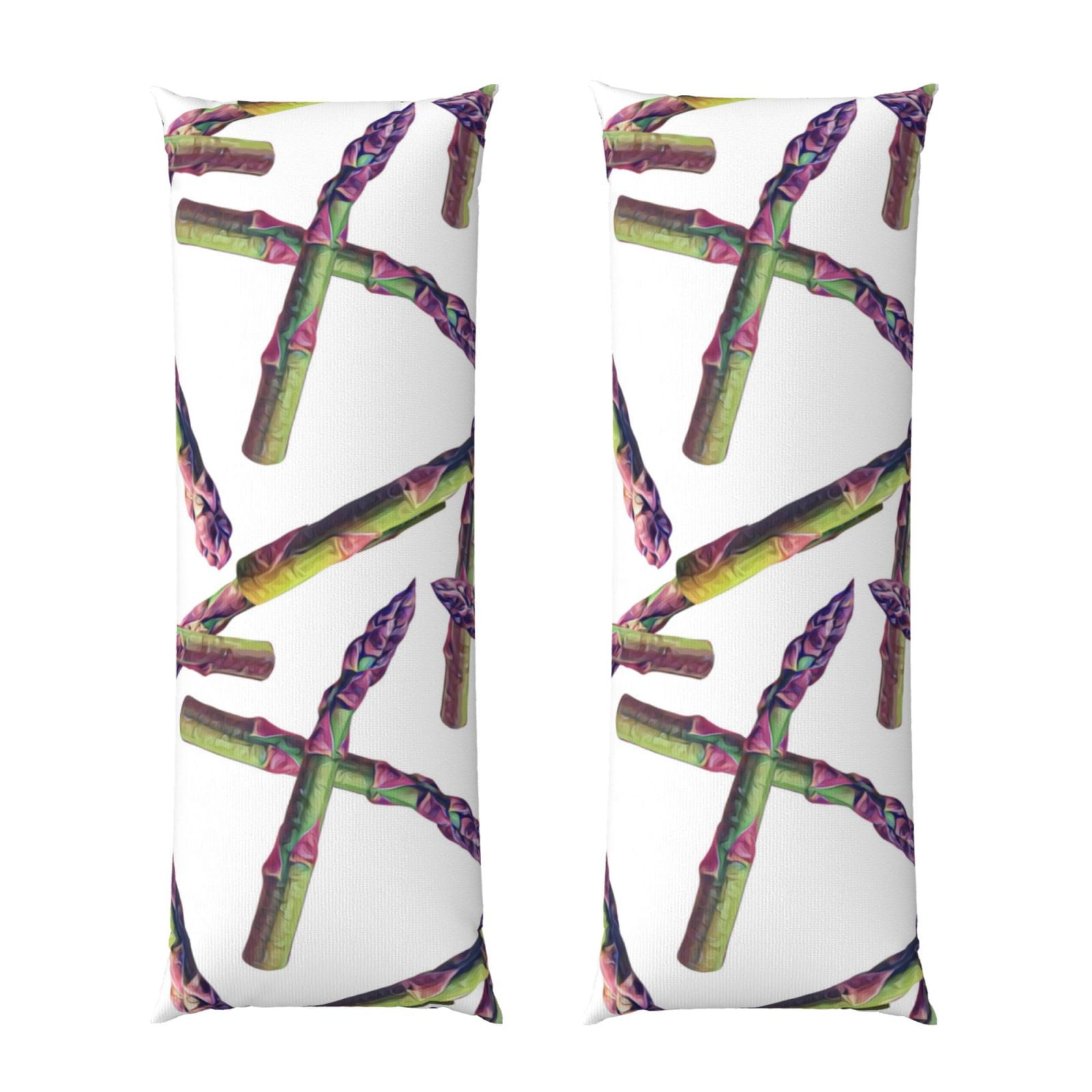 Body Pillow Cover With Zipper, Asparagus Comical Print Cooling Body ...