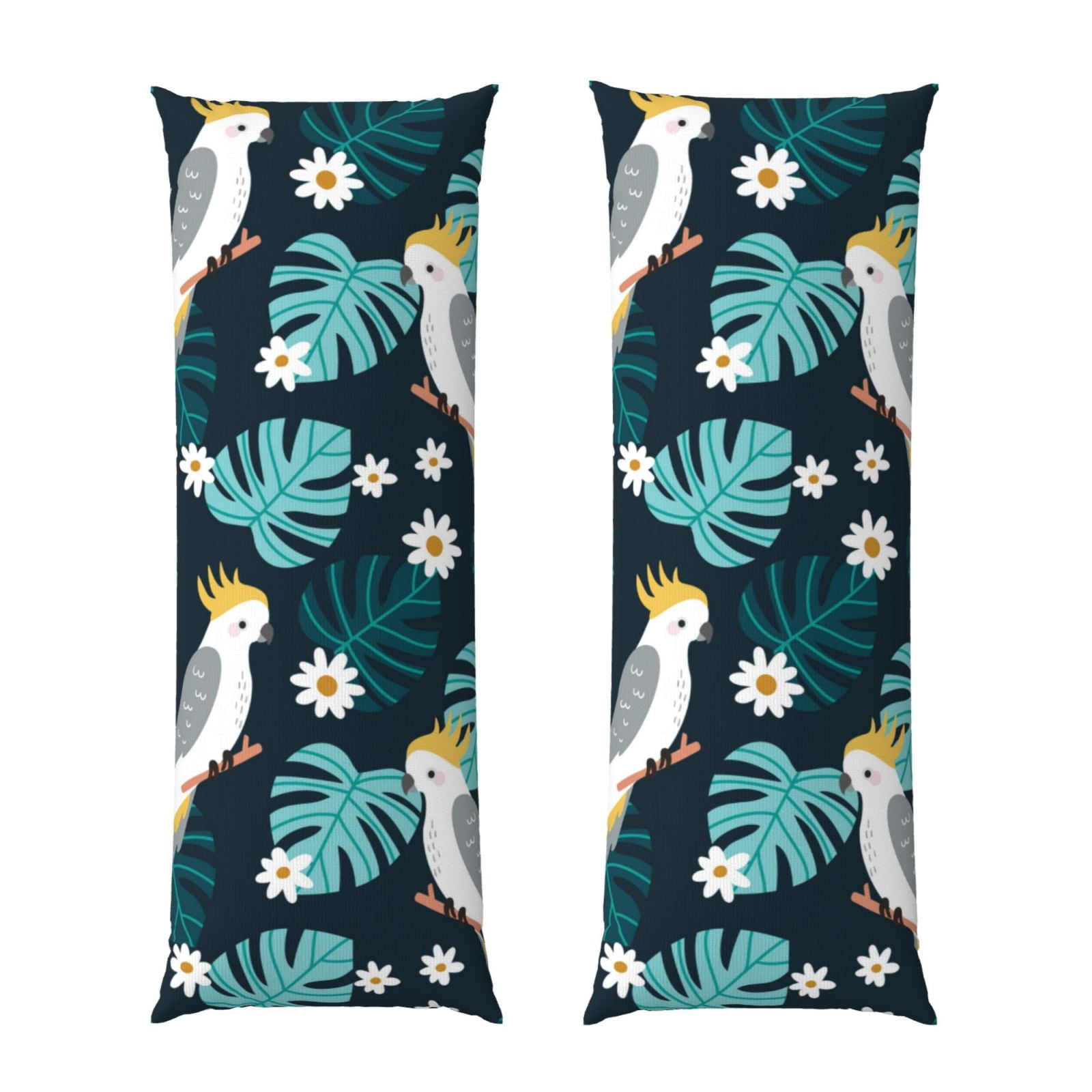 Body Pillow Cover With Zipper, Can Cockatoo Monstera Flower Cooling ...