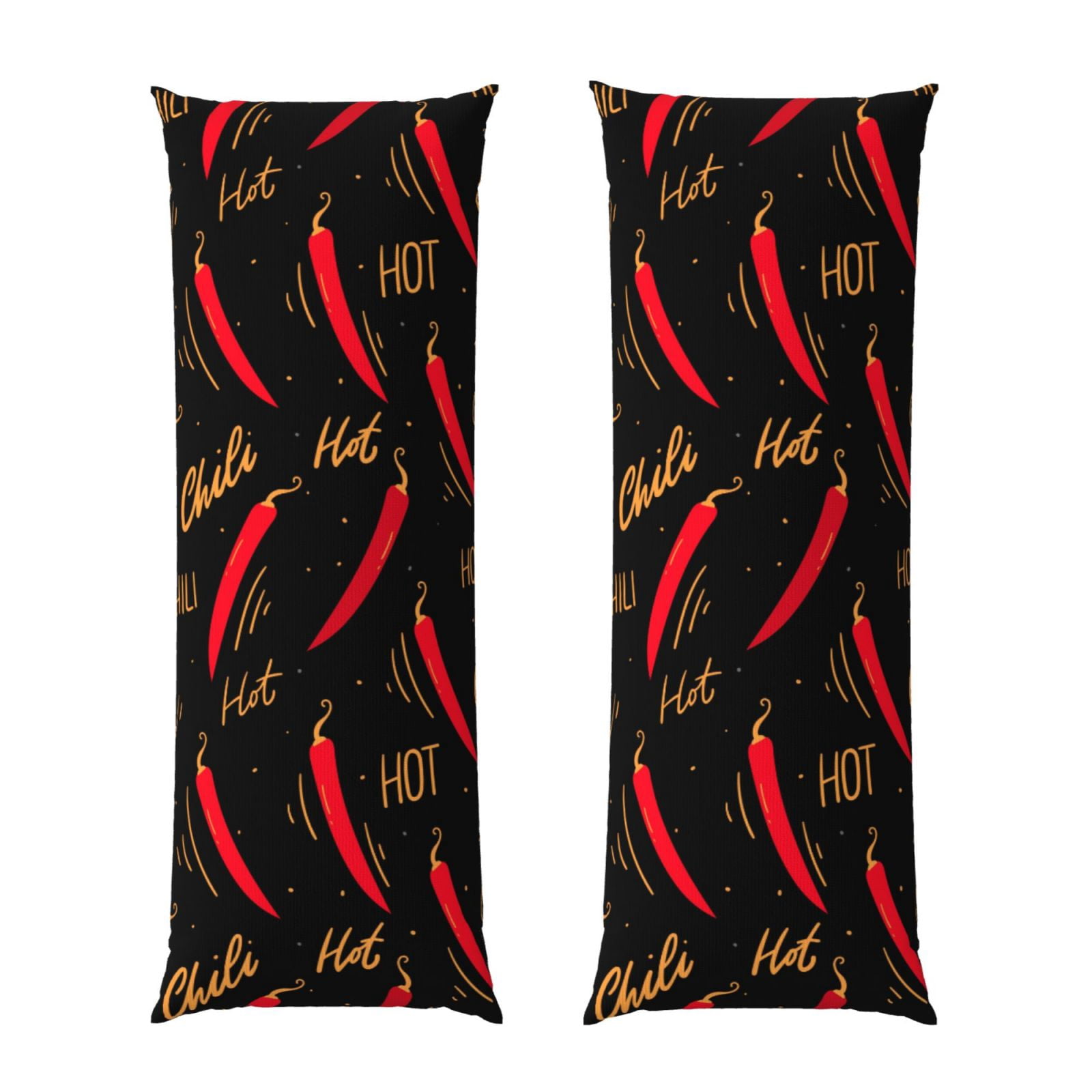 Body Pillow Cover With Zipper, Hot Chili Cooling Body Pillow Pillowcase ...