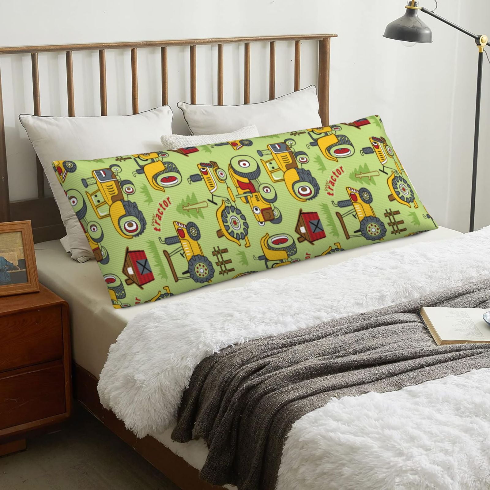 Body Pillow Cover - cute tractor Soft Body Pillow Pillowcase, funny ...