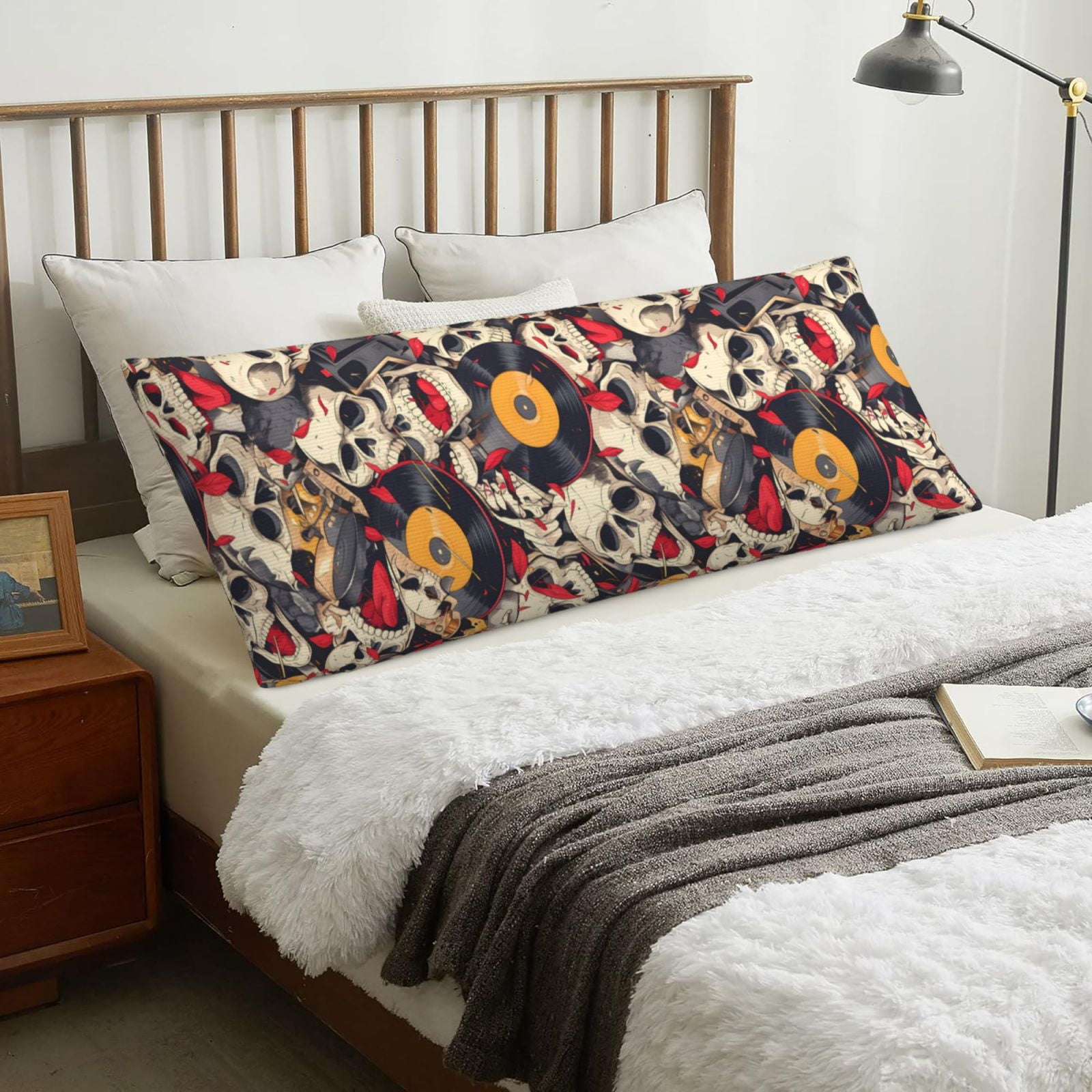 Body Pillow Cover - rock Skull record artist Soft Body Pillow Cover ...