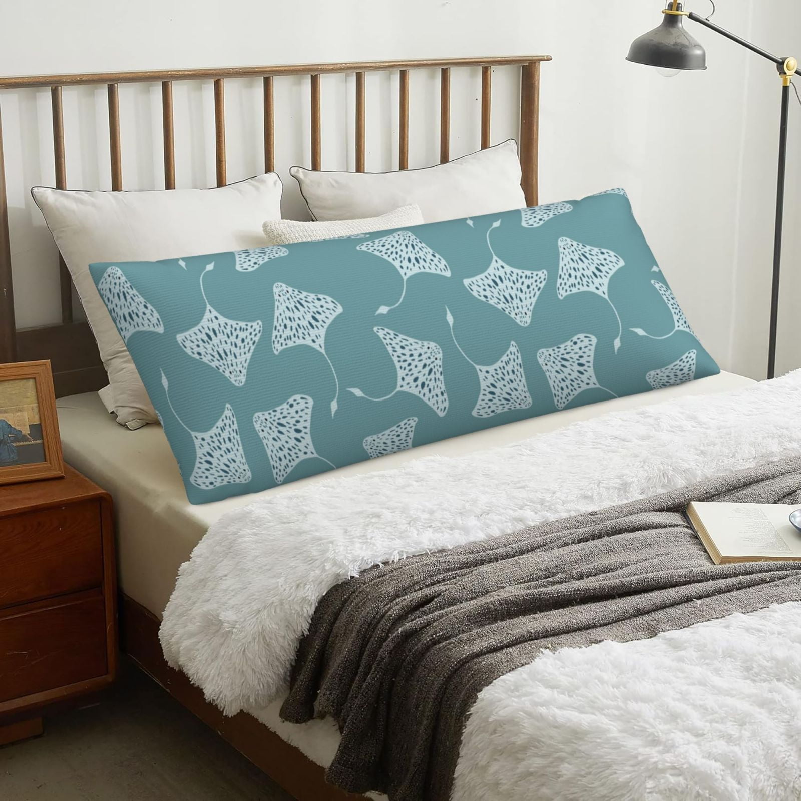 Body Pillow Cover - stingray cute Soft Body Pillow Cover with Zipper ...
