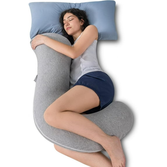 Body Pillow, Full Body Support Pillow for Side Sleepers, Cooling Soft S ...