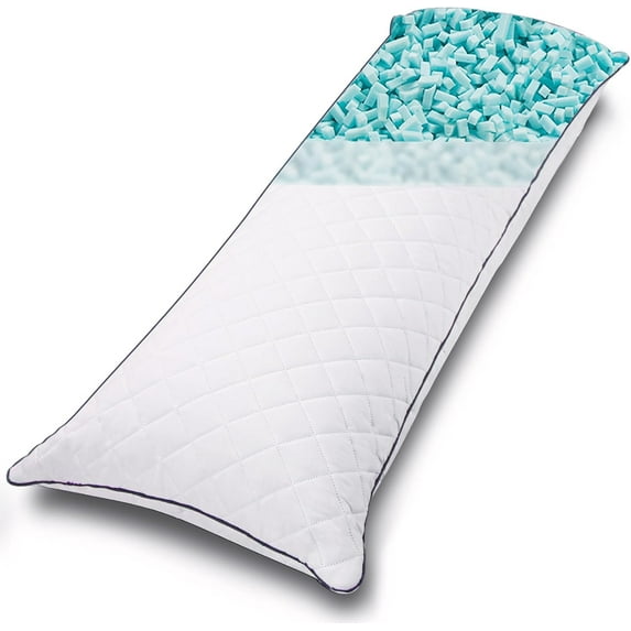Body Pillow, Memory Foam Body Pillows for Adults Sleeping, Long Pillow ...