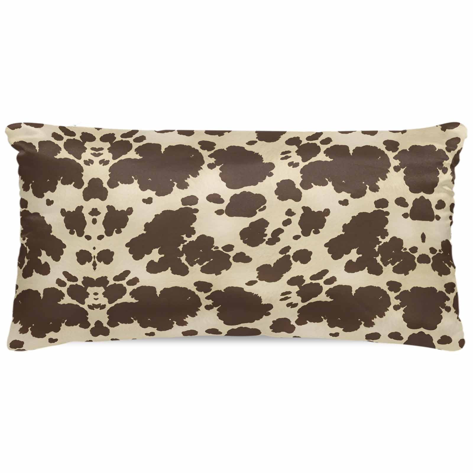 Body Pillow Pillowcase, Cow Print Silk Pillowcases for Hair and Skin ...