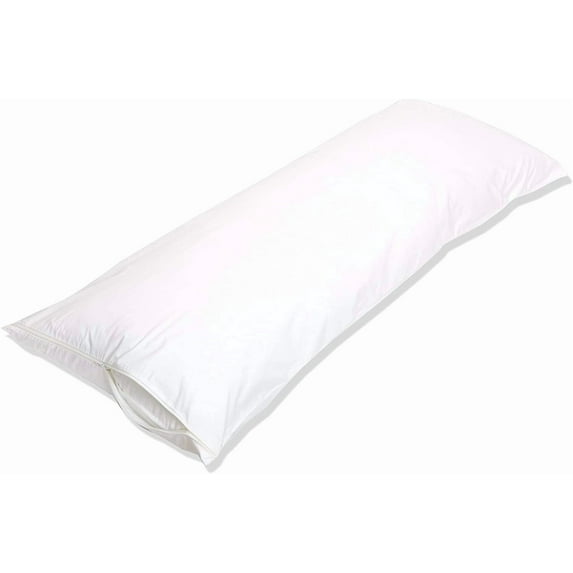 Body Pillow Pillowcase with Zipper, 100% Cotton Hypoallergenic, Pillow ...