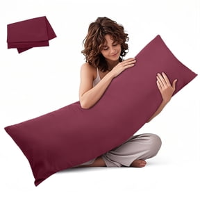 "NixiYa Bamboo Memory Foam Body Pillow, Cooling Full Body Pillow for ...