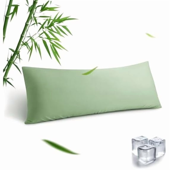 Body Pillowcase, Cooling Viscose from Bamboo Pillow Cover with Zipper ...