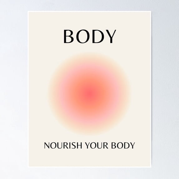 Body Positivity, Wellness, Positive, Spiritual, Aura Gradient Art ...
