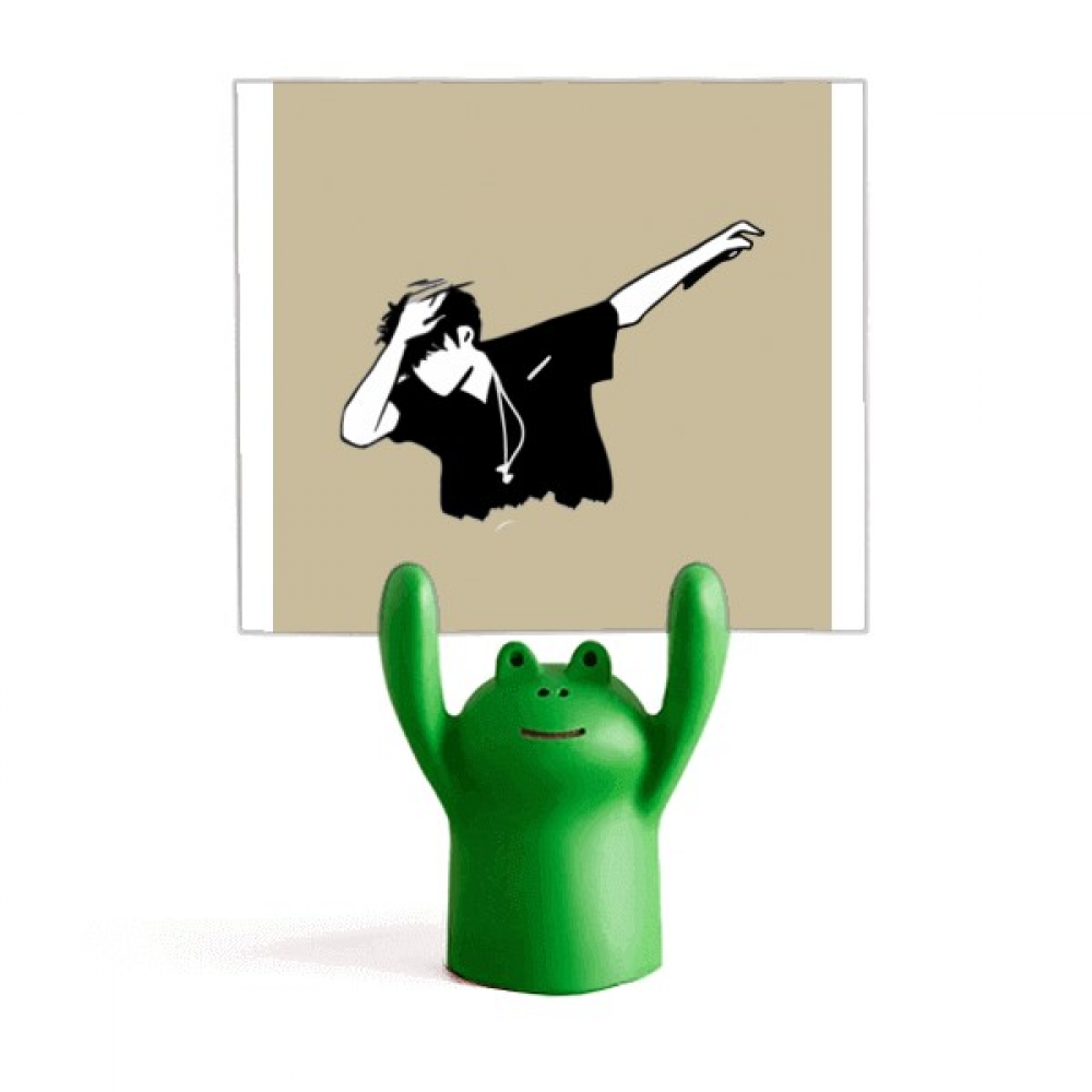 Body Posture Headset Dance Memo Holder Cartoon Animal Frog Stand ...