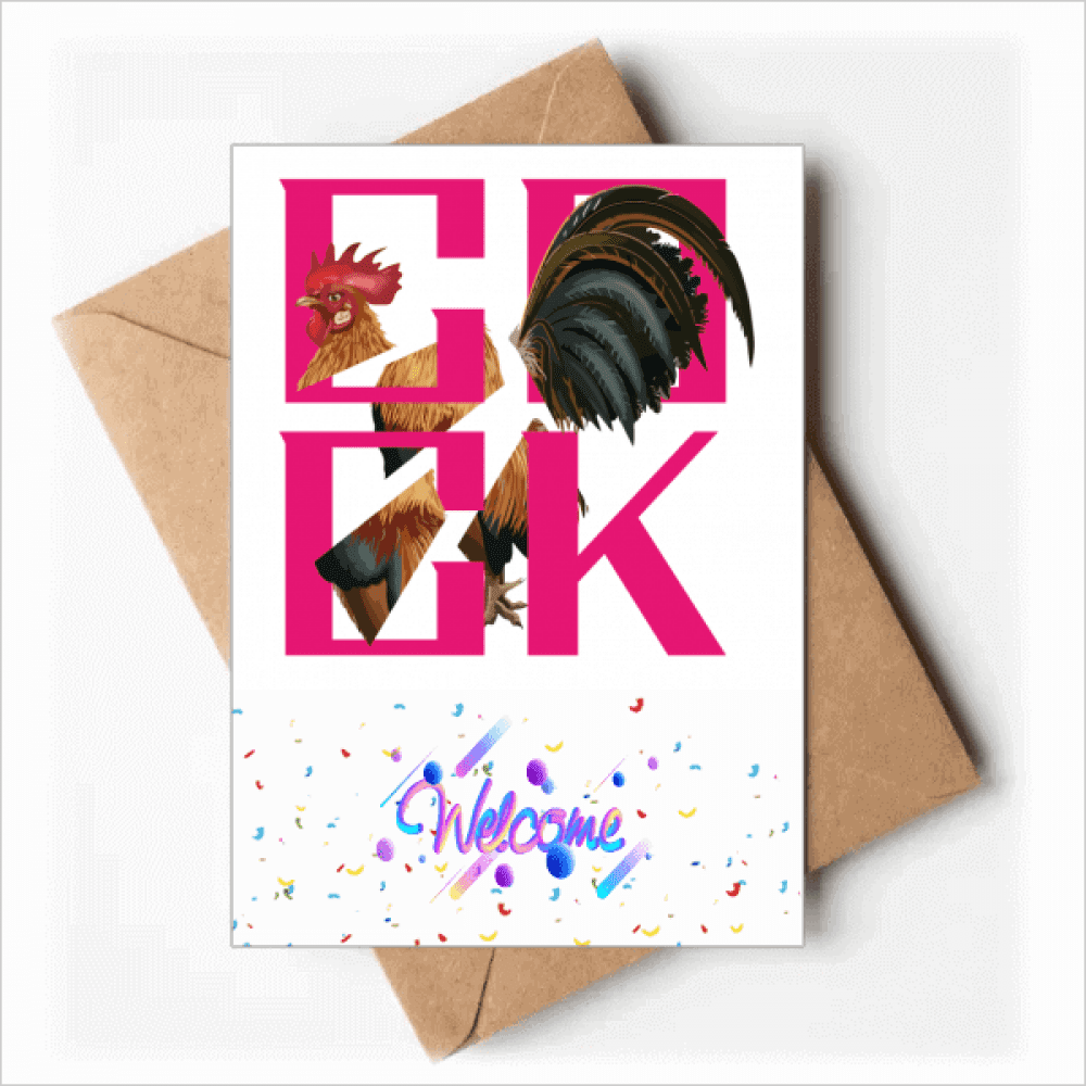 Body Poultry Welcome Back Greeting Cards Envelopes Blank - Walmart.com