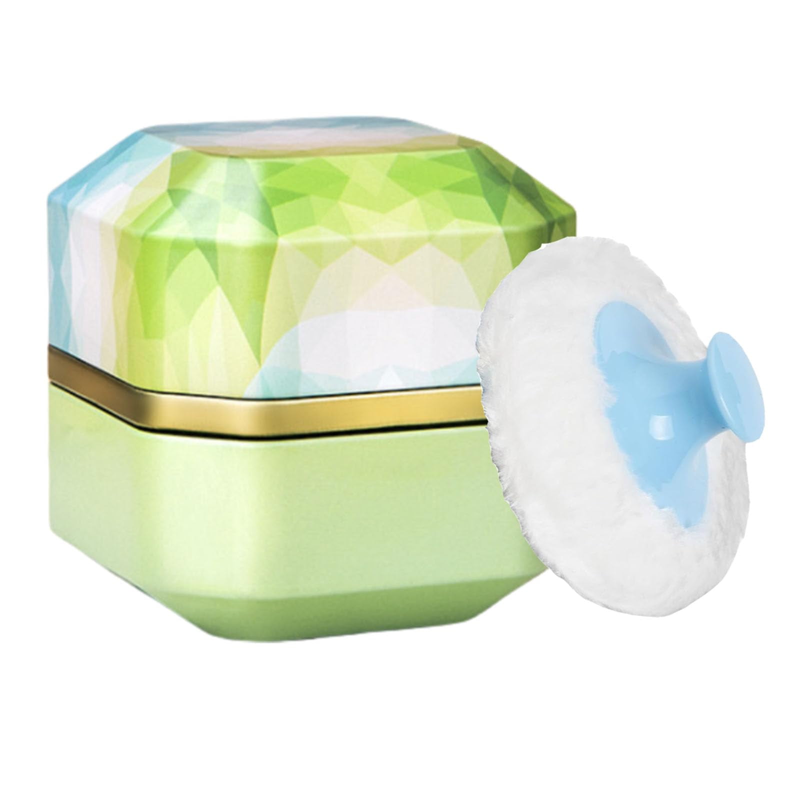 Body Powder Puff and SSF20 Container, 3.35" Portable Dusting Powder ...