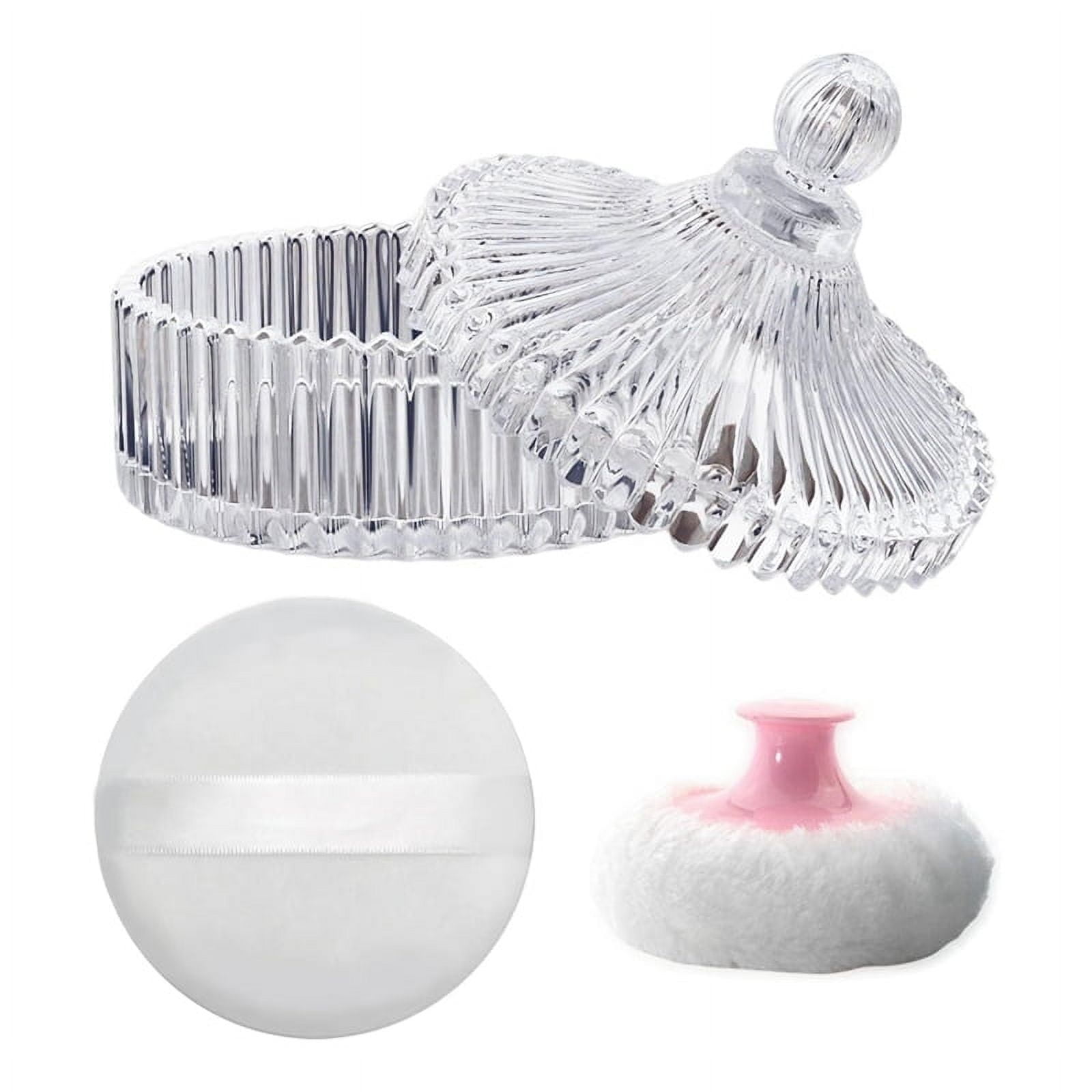 Body Powder Puff and Container Set , Dusting for Women Baby Loose ...