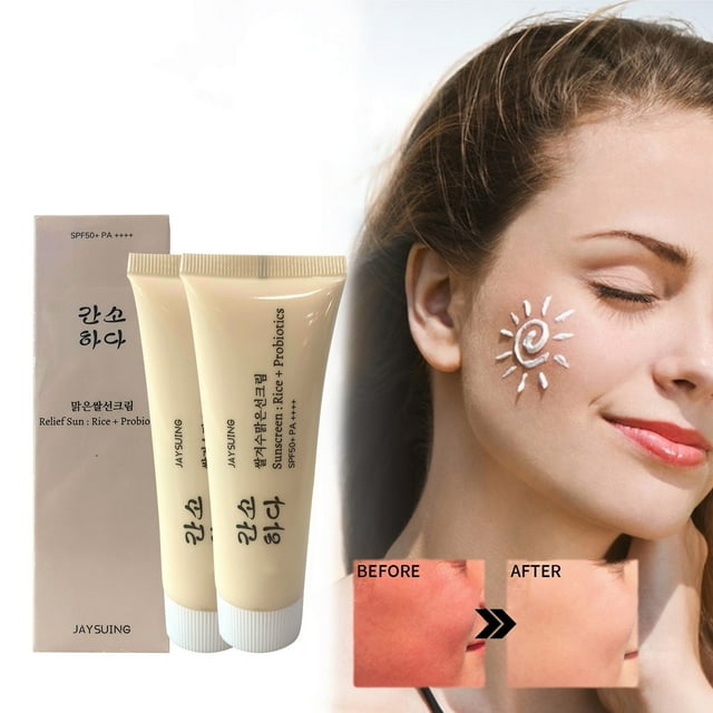 Body Recommended Fast Absorbing Rice Probiotic Sunscreen Refreshing Non Greasy Moisturizing And