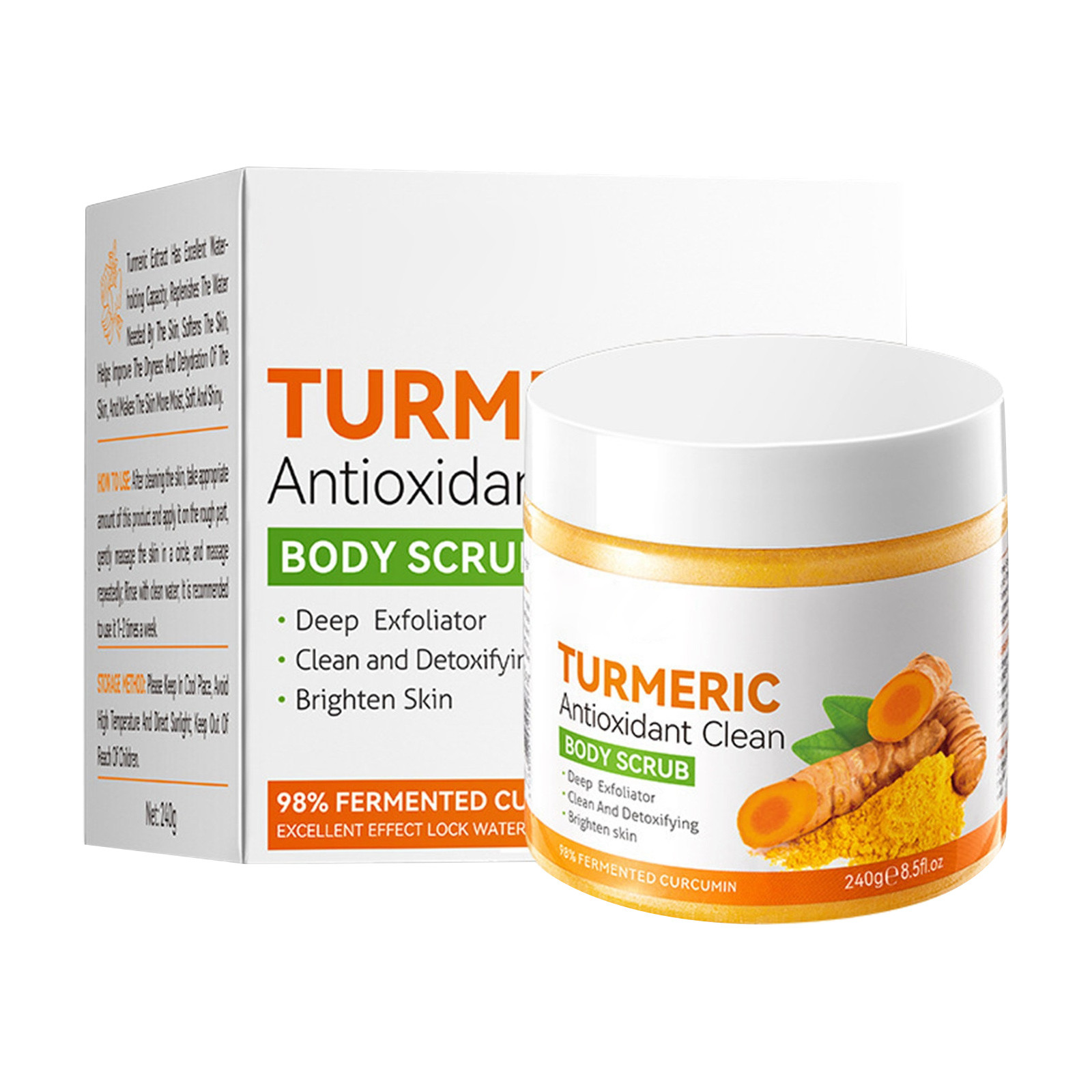 Body Scrub Dead Skin, Improves Dark Spots, Acne, Deep Cleansing Natural ...