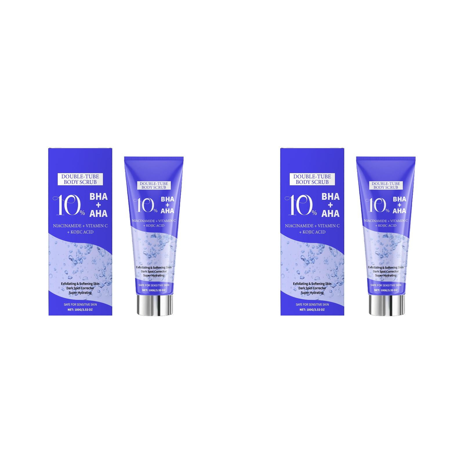 Body Scrub Gently Cleanses The Body Skin Softens The Pores Cleanses And Moisturizes 2pcs Clean