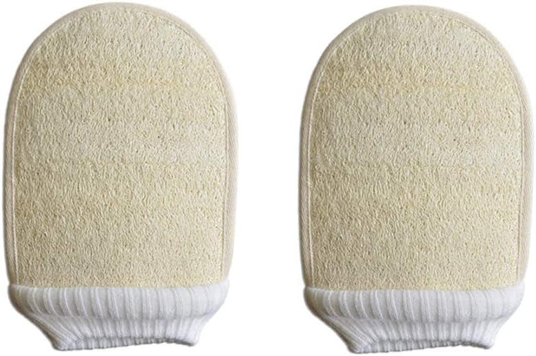 Body Scrub Glove Bath Scrubs 2pcs Exfoliating Loofah Glove Sponge Pads ...