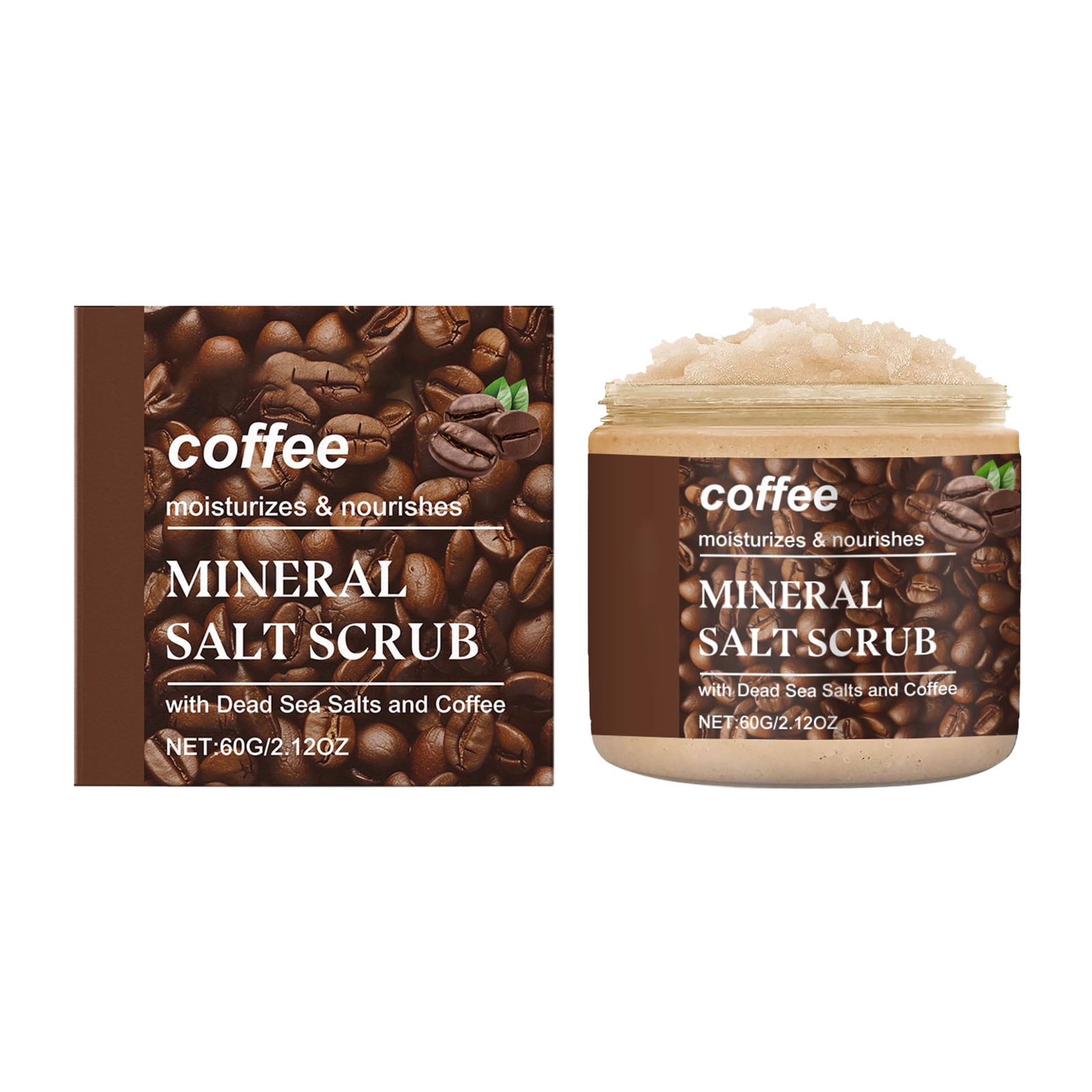 Body Scrub for Exfoliating & Hydration: Coffee & Minerals Cleanse ...