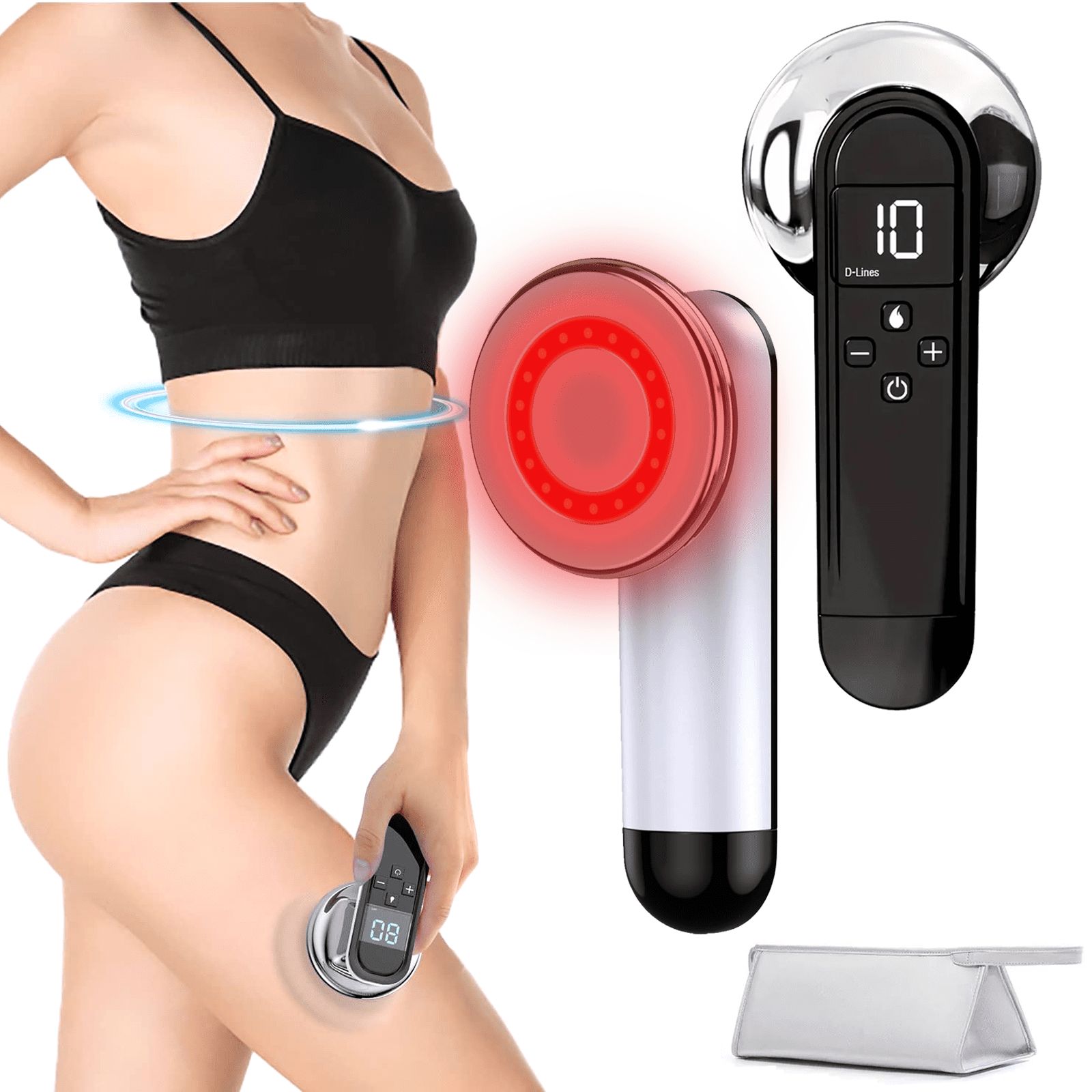 Body Sculpting Machine,Professional Handheld Cordless Cellulite Massager,Tightening Device ...