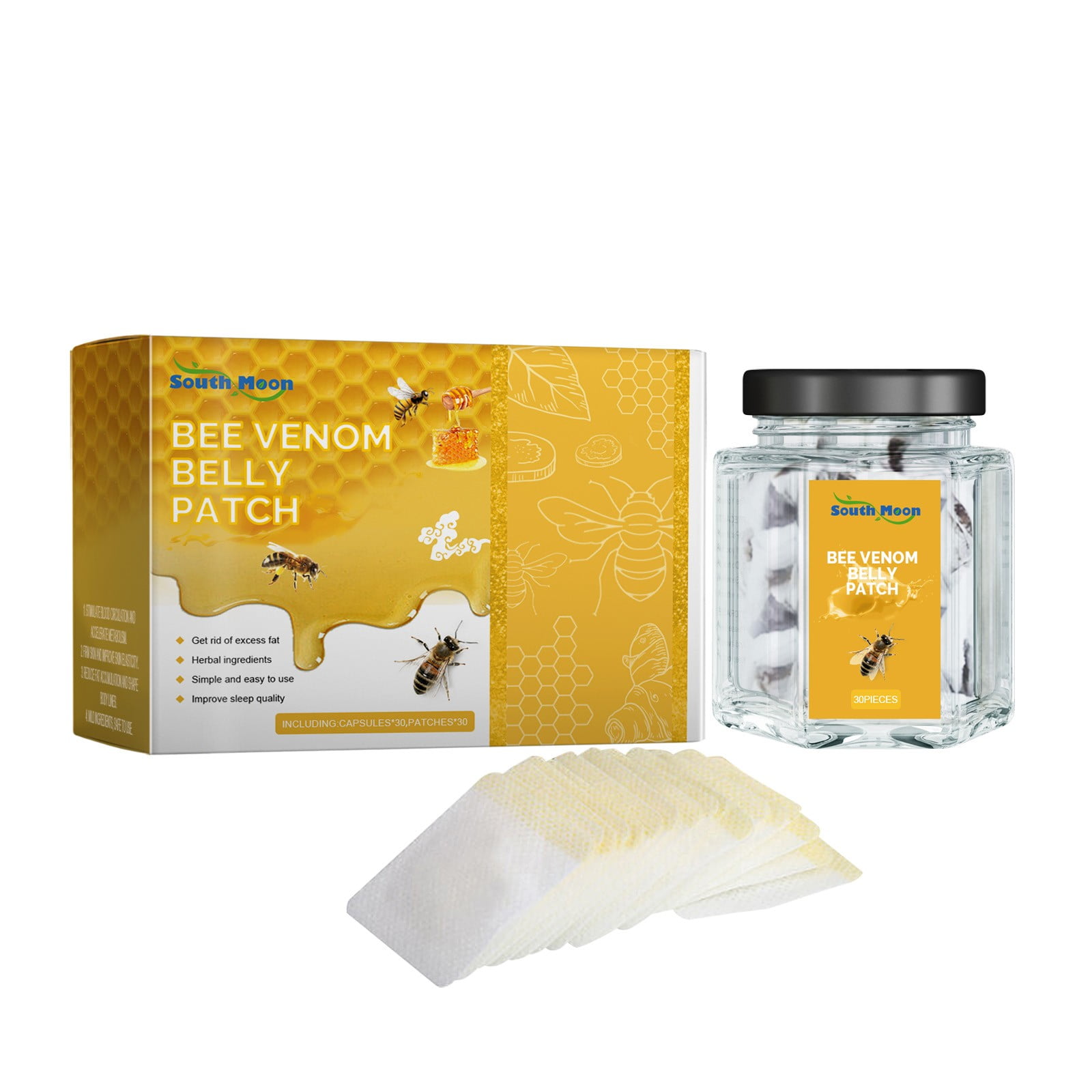 Body Shaping Patch Self Adhesive Mugwort Belly Patch For Men And Women ...