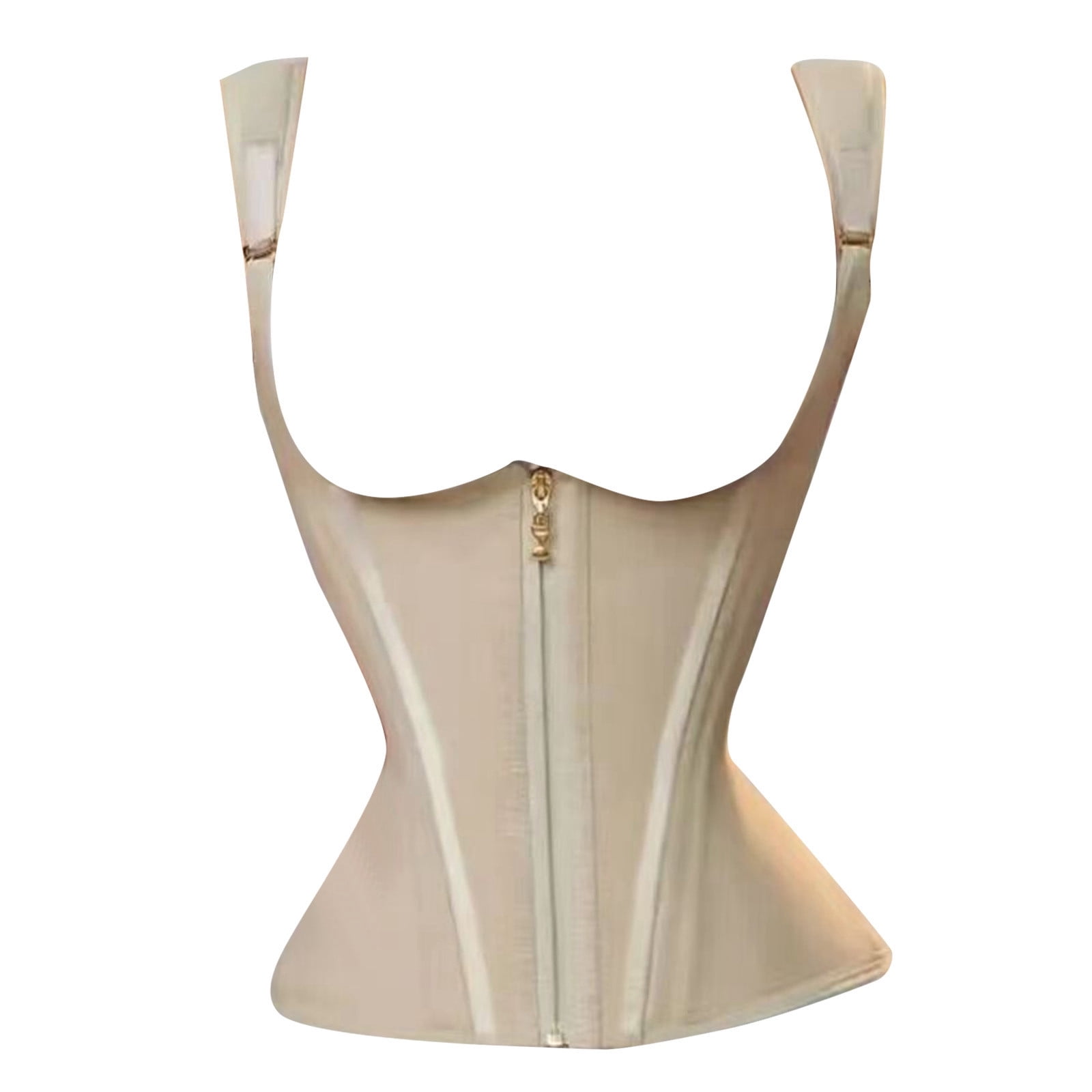 Body Shaping Waist Trainer Corset with Zipper Buckle Design for Posture ...