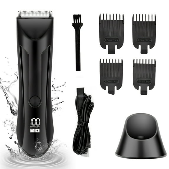 detects motiond Body Shaver for Men, Electric Pubic Hair Trimmer ...