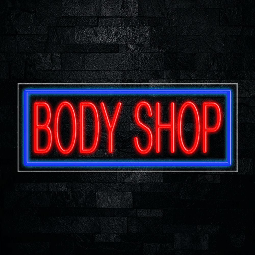 Body Shop LED Neon Sign 30"L x 12"H #31362 - Walmart.com