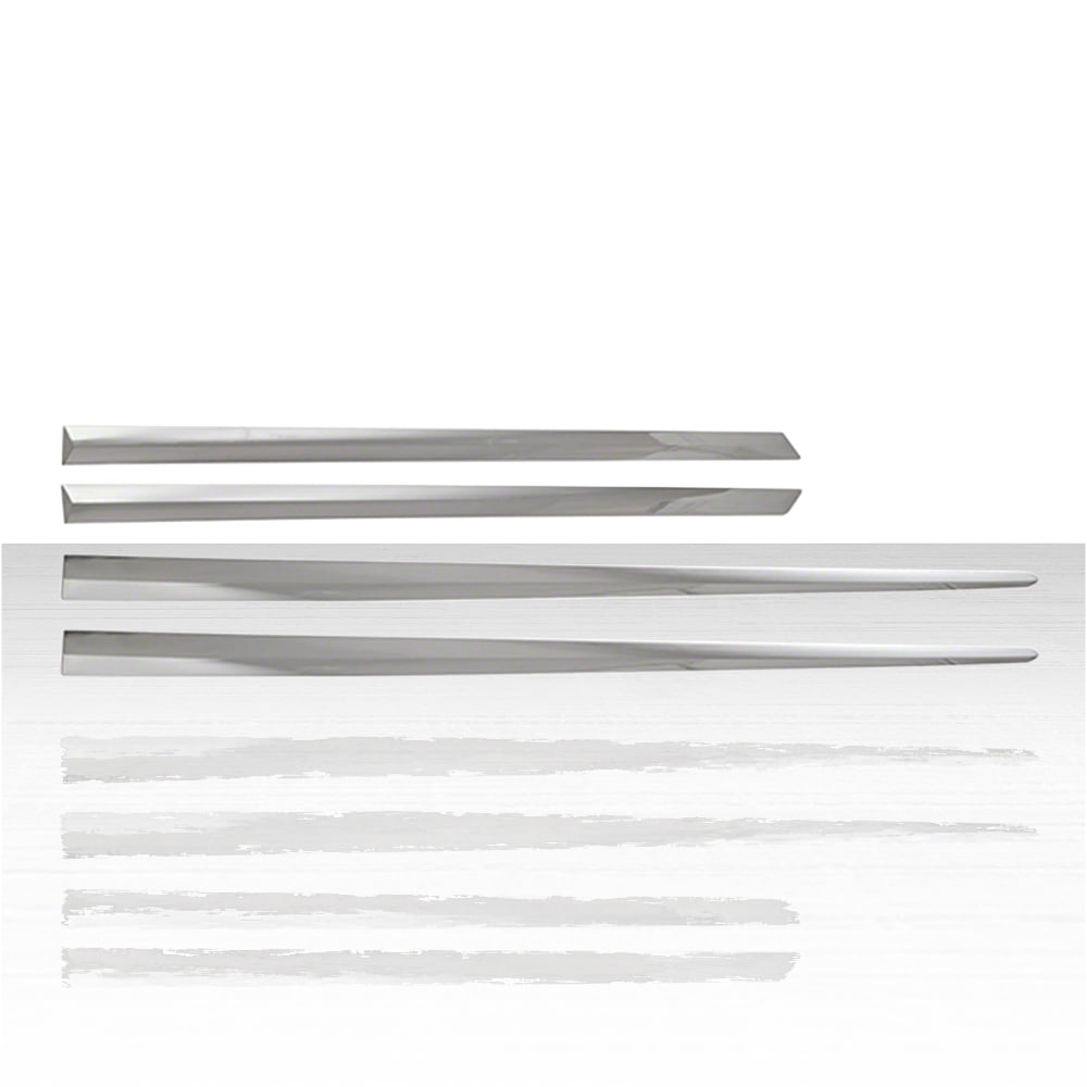 Body Side Molding Set (Raised/Chrome) for 2009-2016 Dodge Ram 1500 Quad ...