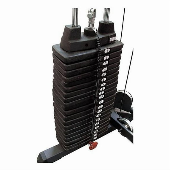 Body-Solid 200lb Selectorized Weight Stack for Versatile, Durable Gym ...