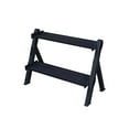 Body Solid Adjustable 2 Tier Weight Rack, Black, 79 lbs - Walmart.com