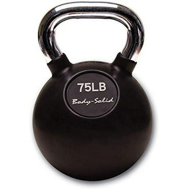 Body Solid KBVS70PACK Vinyl Kettle Bell Set 5-20 with Rack - Walmart.com