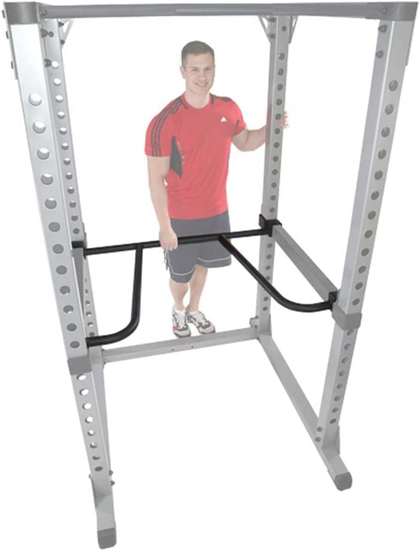Body-Solid (DR378) Dip Attachment for GPR378 Power Rack, Dip Bar ...