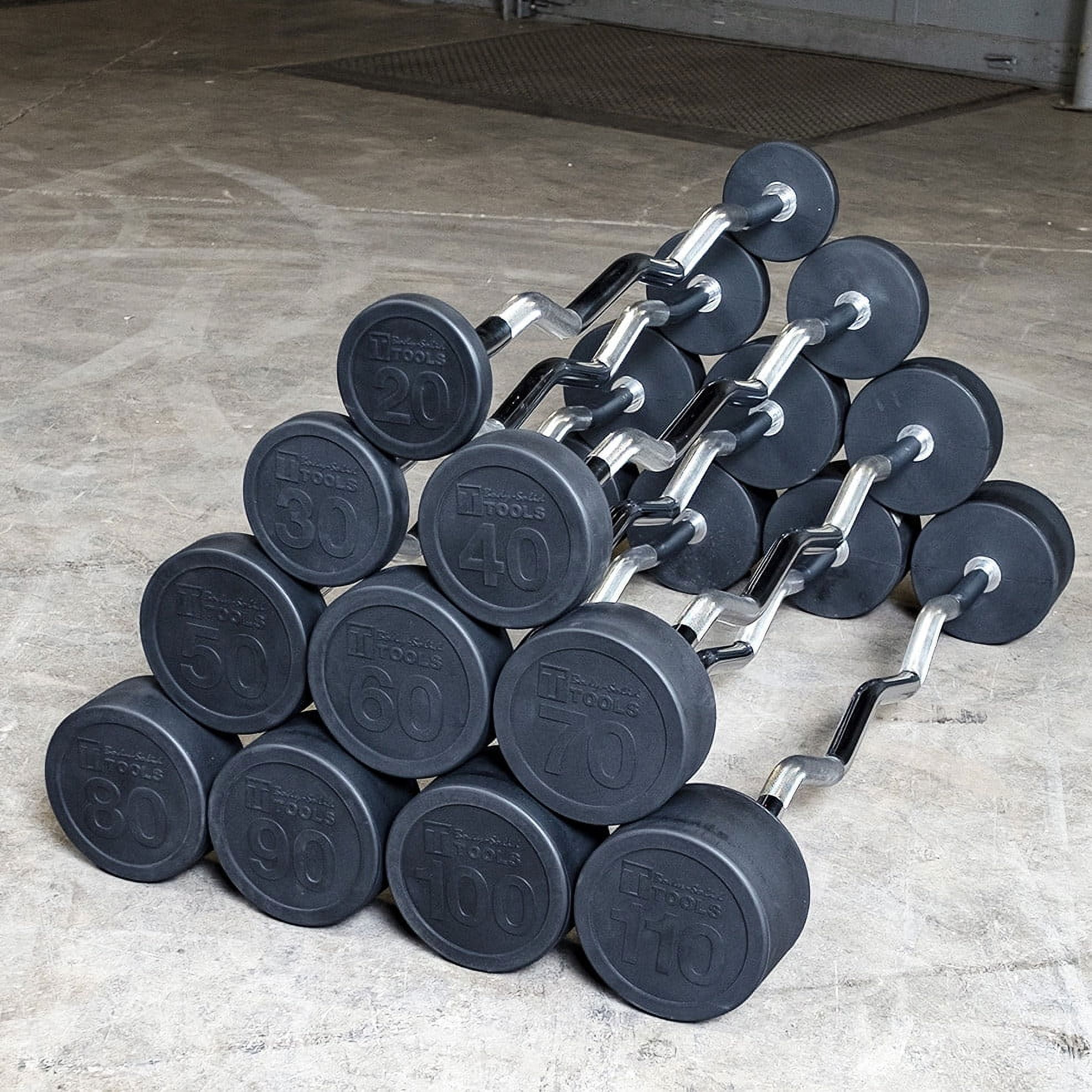 Body-Solid Fixed Weight EZ-Curl Barbell Set - Walmart.com