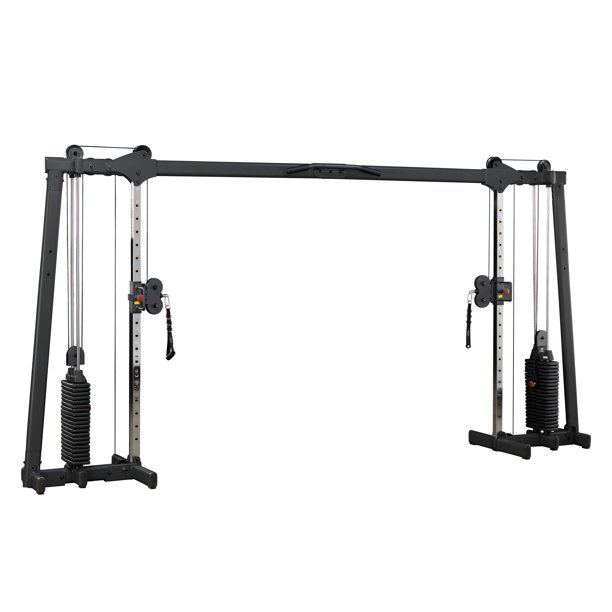 Body-Solid GDCC250B Deluxe Cable Crossover Machine Home Gym - Walmart ...