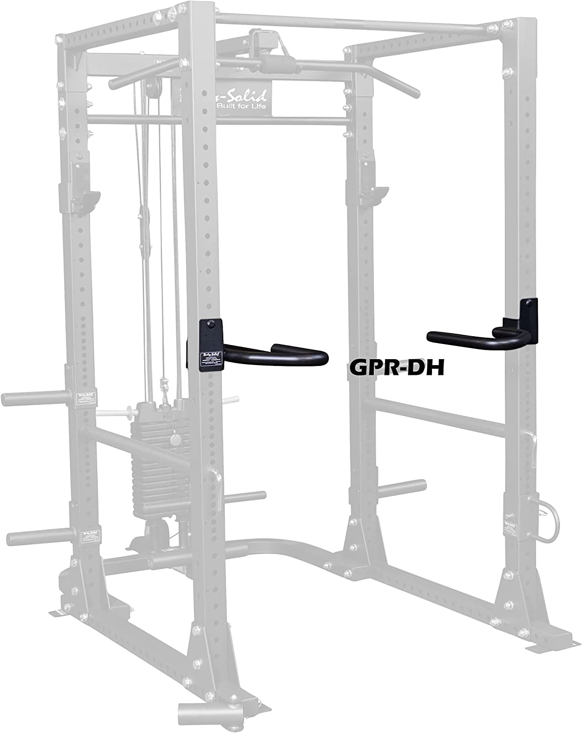 Body-Solid GPRDH Dip Handle Attachment for GPR400 Power Rack - Walmart.com