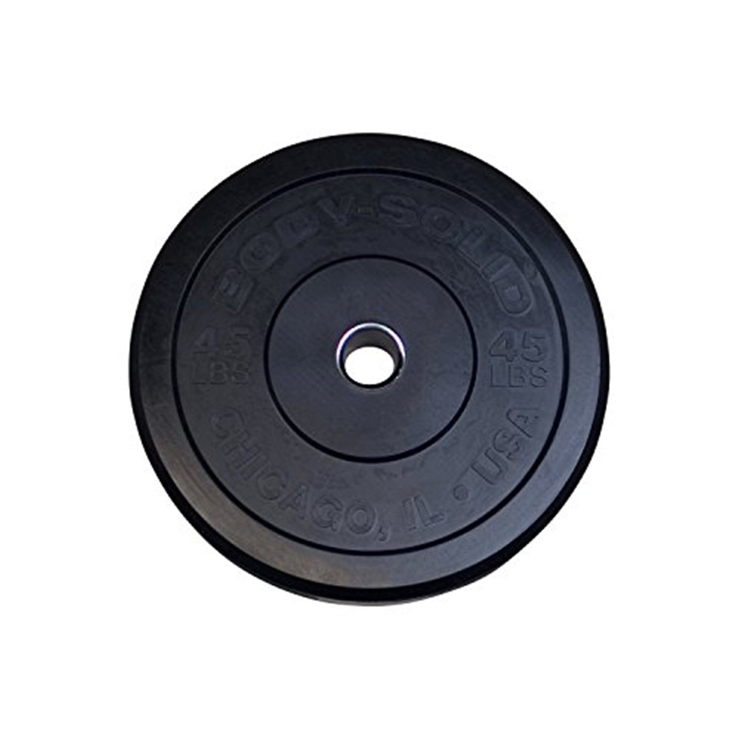 Body Solid Iron 45Lb.Chicago Extreme Olympic Bumper Plate - Walmart.com