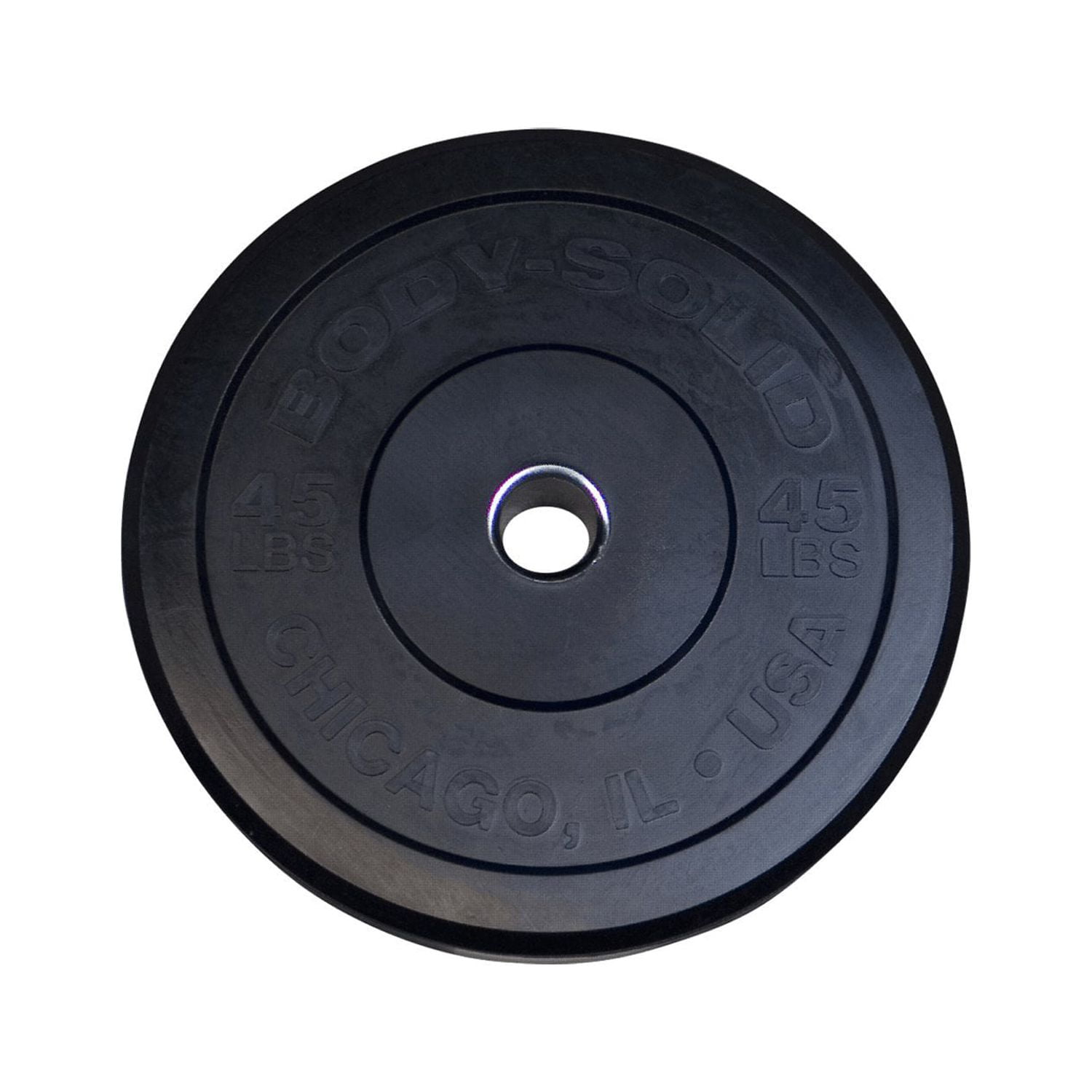 Body Solid Iron 45Lb.Chicago Extreme Olympic Bumper Plate - Walmart.com