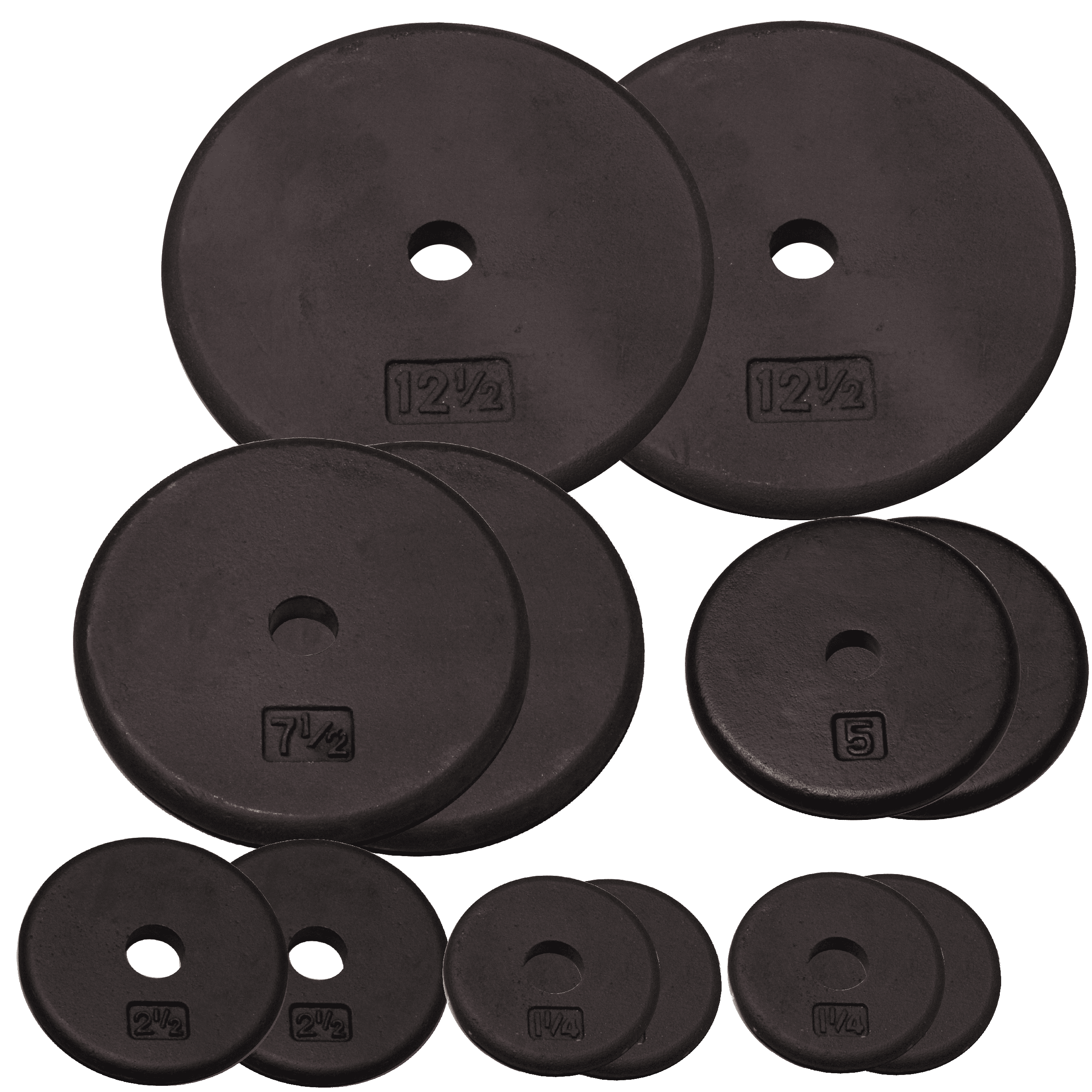 Body Solid RPBS60 Standard Weight Plate Set - 60 lbs - Walmart.com