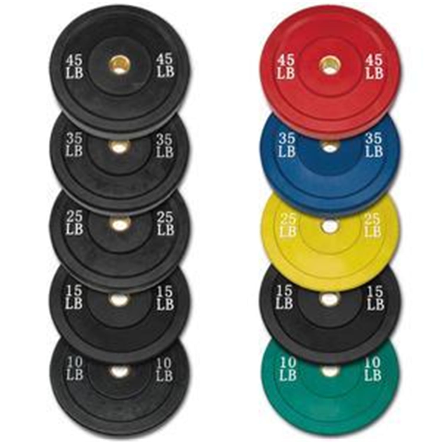 Body Solid - Rubber Bumper Set Color 260 - Walmart.com